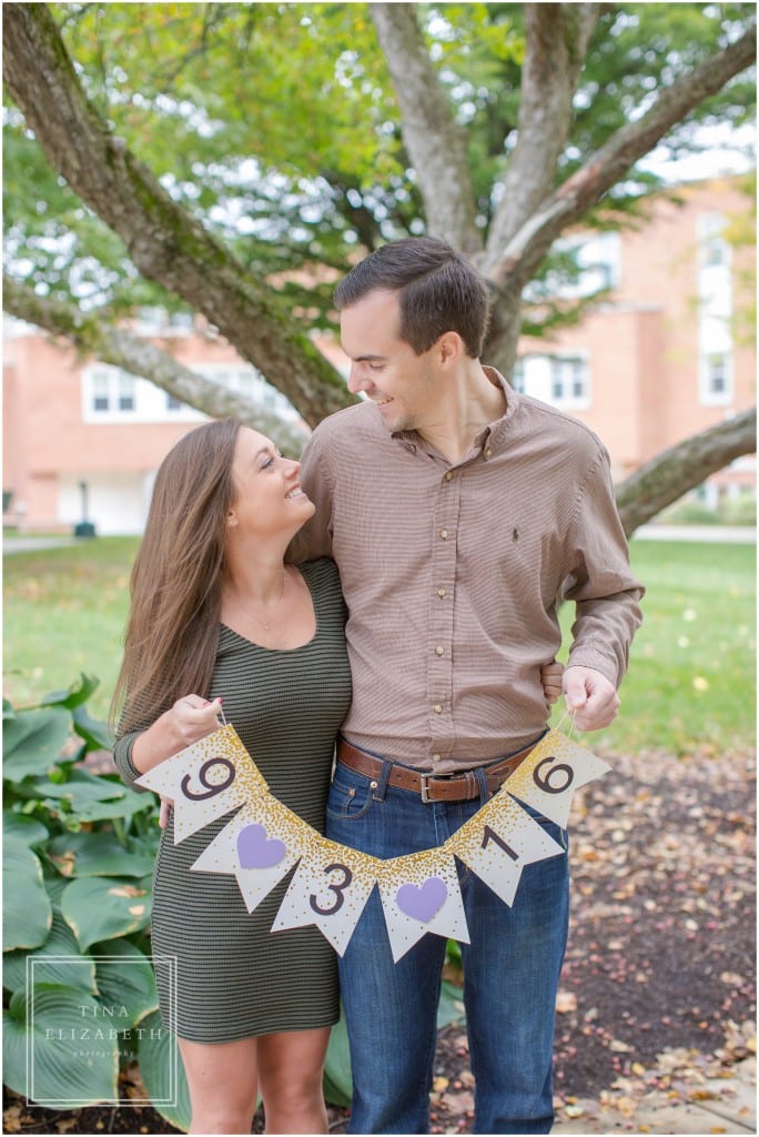 Megan & Brandon [York College York, PA Engagement Photographer] | Tina ...