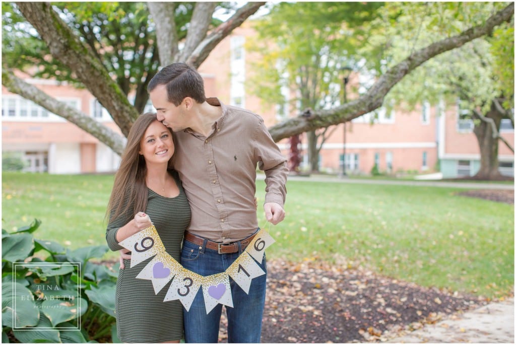Megan & Brandon [York College York, PA Engagement Photographer] | Tina ...