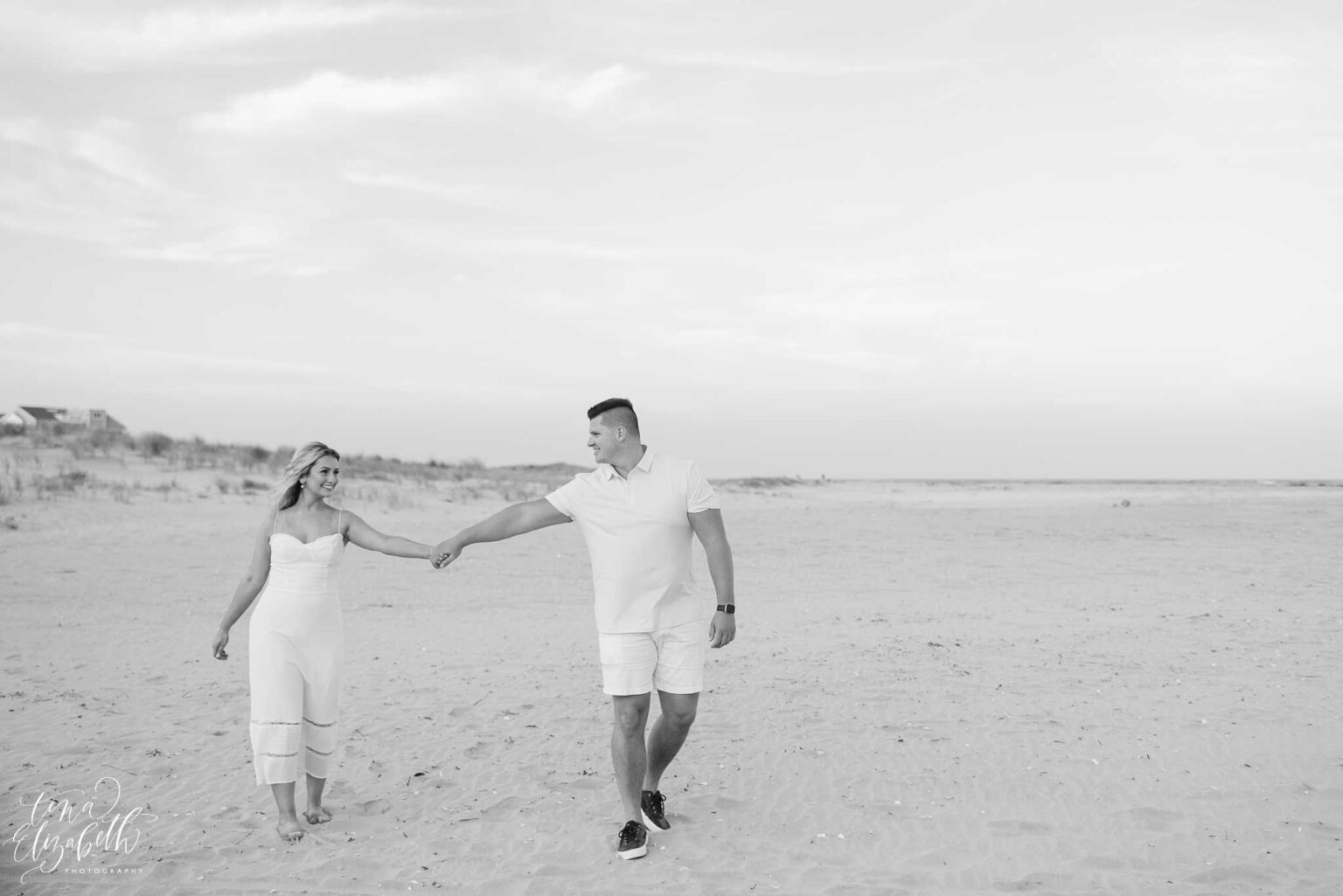 Megan & Andrew [Sea Isle Engagement Session] | Tina Elizabeth Photography