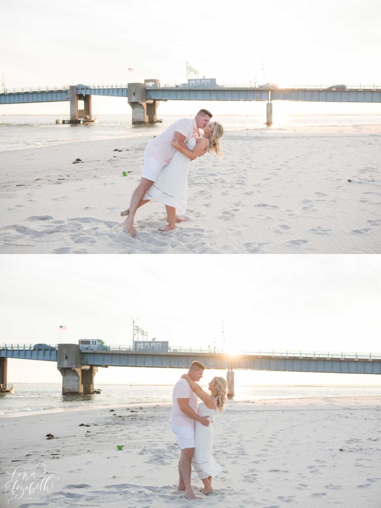 Megan & Andrew [Sea Isle Engagement Session] | Tina Elizabeth Photography